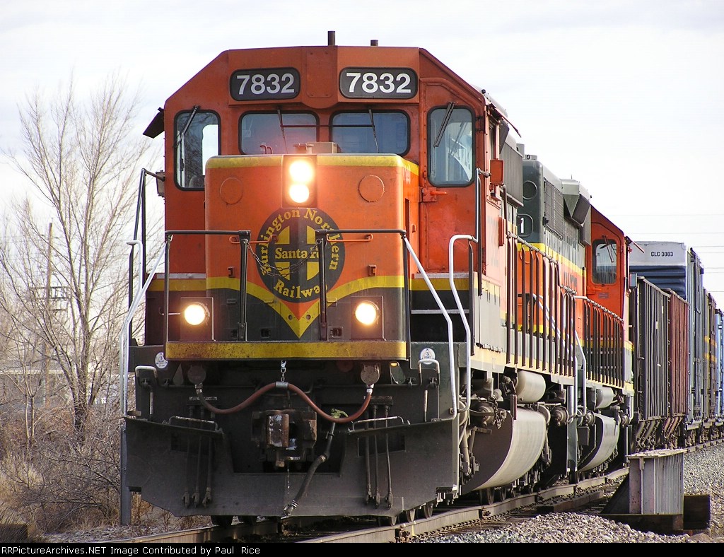 BNSF 7832 West Bound